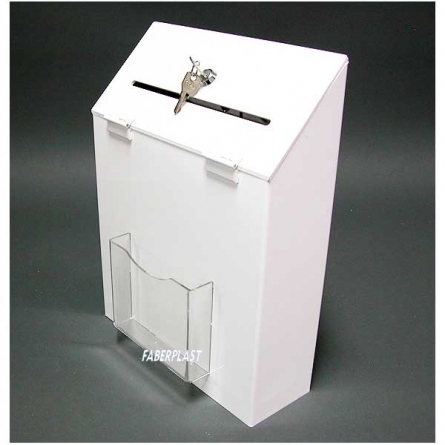 Perspex Suggestion Box FABER for advertising.