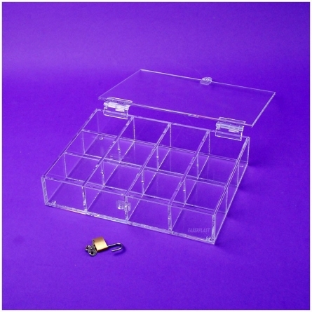Acrylic plexiglas Box exhibition TESTER-SAMPLES | Acrylic plexiglas ...