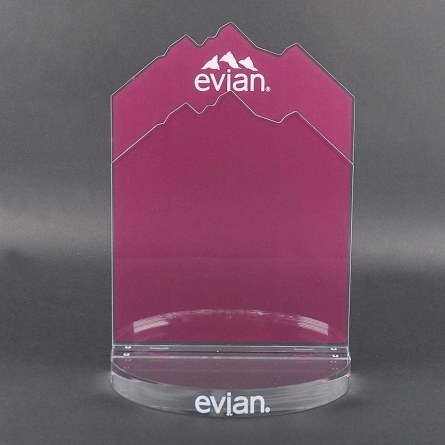 Plexiglas display stand EVIAN | Faberplast