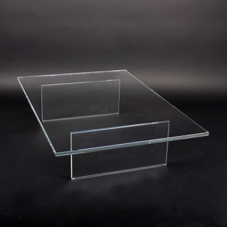 Plexiglas coffee table DOUBLE FOOT | Faberplast