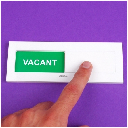 Acrylic Plexiglas Sign OCCUPIED - VACANT | Plexiglas accessories ...